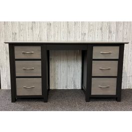 Crown Original Painted Oak Double Dressing Table