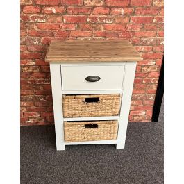 Painted Solid Oak Multi Storage Unit
